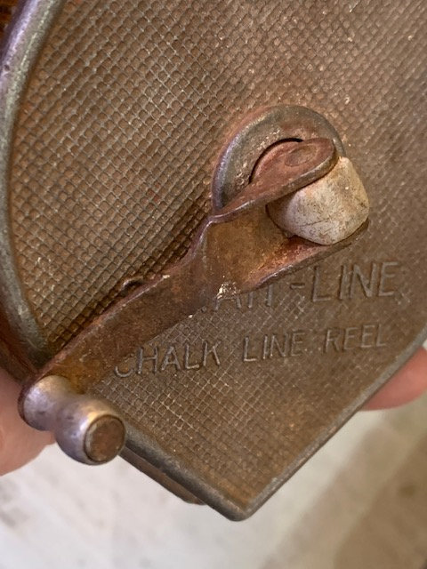 1950s Strait-line Chalk Line Reel, Irwin Co., Wilmington Ohio, Plumb ...