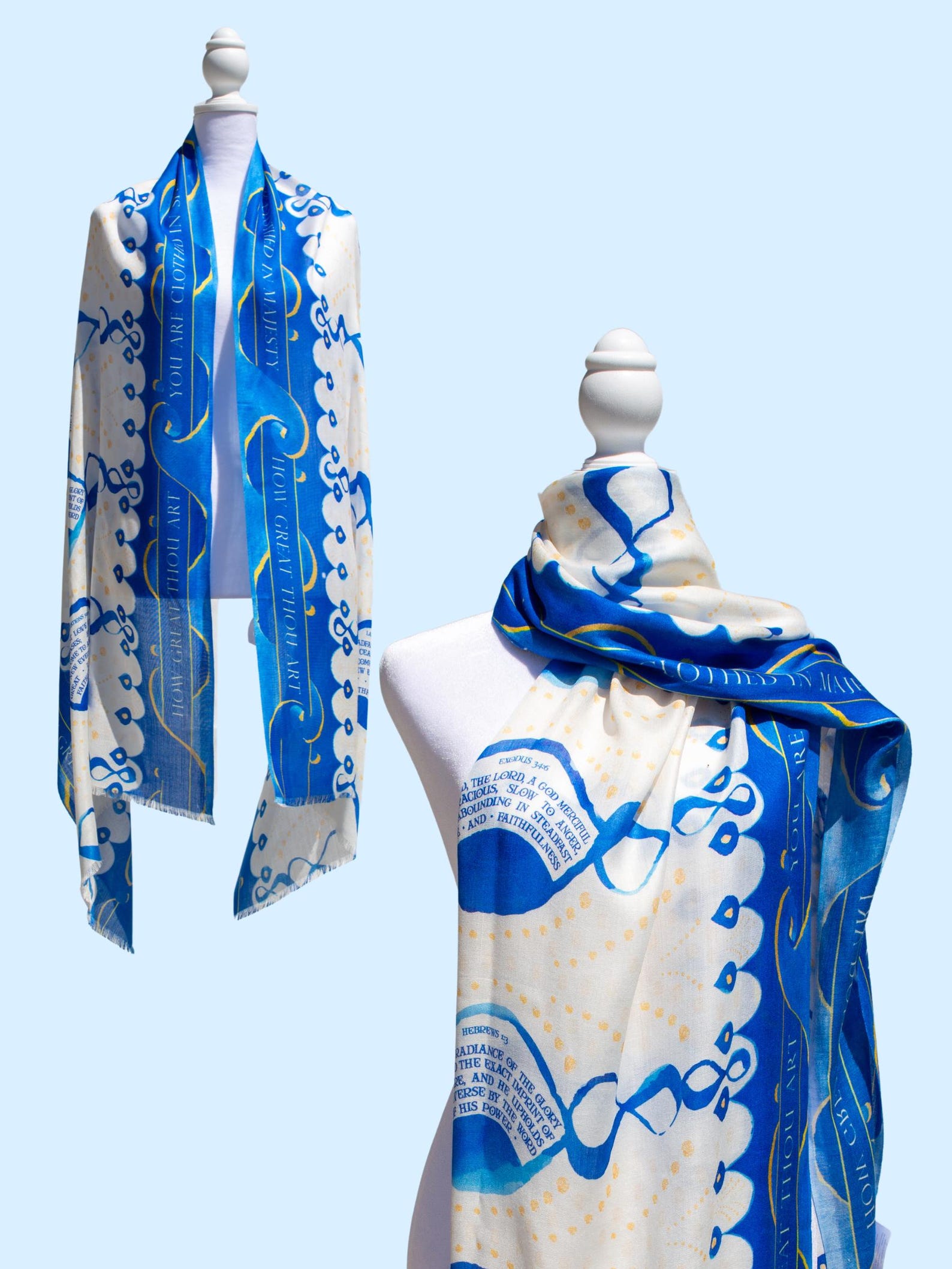 How Great Thou Art Prayer Shawl – Luxuriously Soft, Lightweight Modal ...