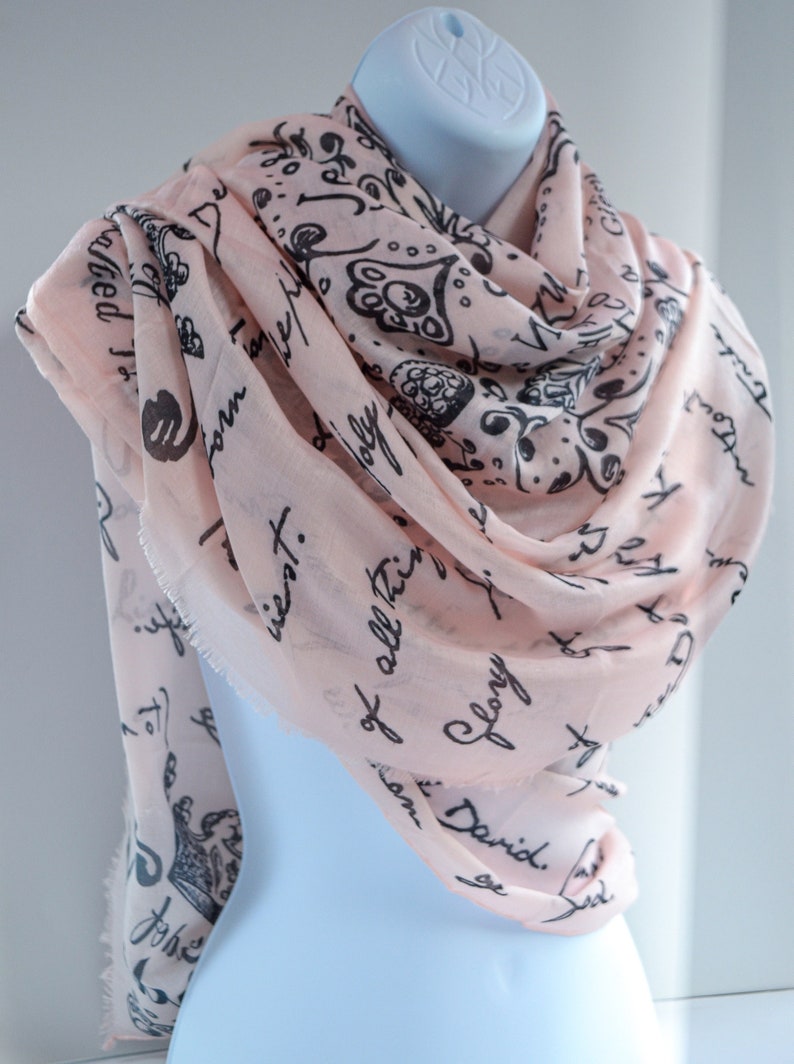 Jesus’ Names Prayer Scarf | Names & Titles of Jesus Lightweight Shawl ...