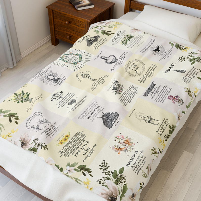 Dawn Bible Verse Blanket Christian Comfort for the Grieving - Spiritual ...
