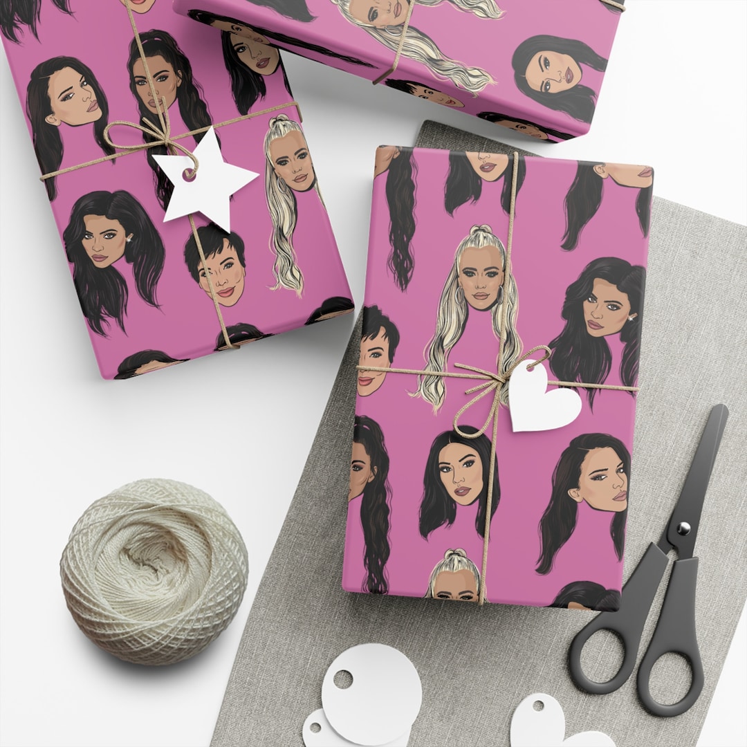 Keeping up With the Kardashians Gift Wrapping Paper Rolls - Etsy