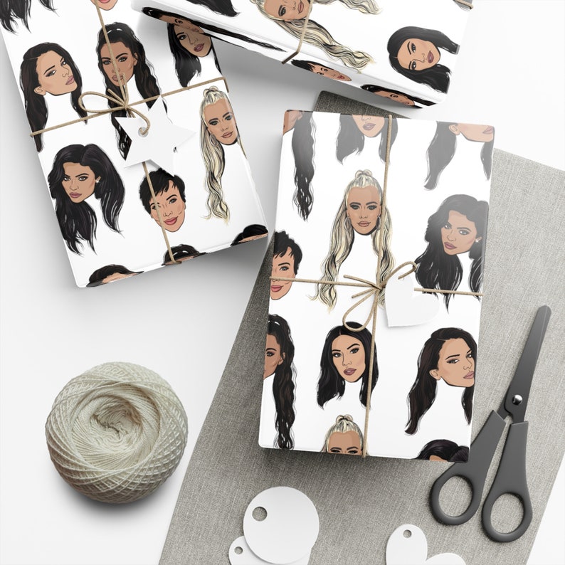 Keeping up With the Kardashians Gift Wrapping Paper Rolls - Etsy