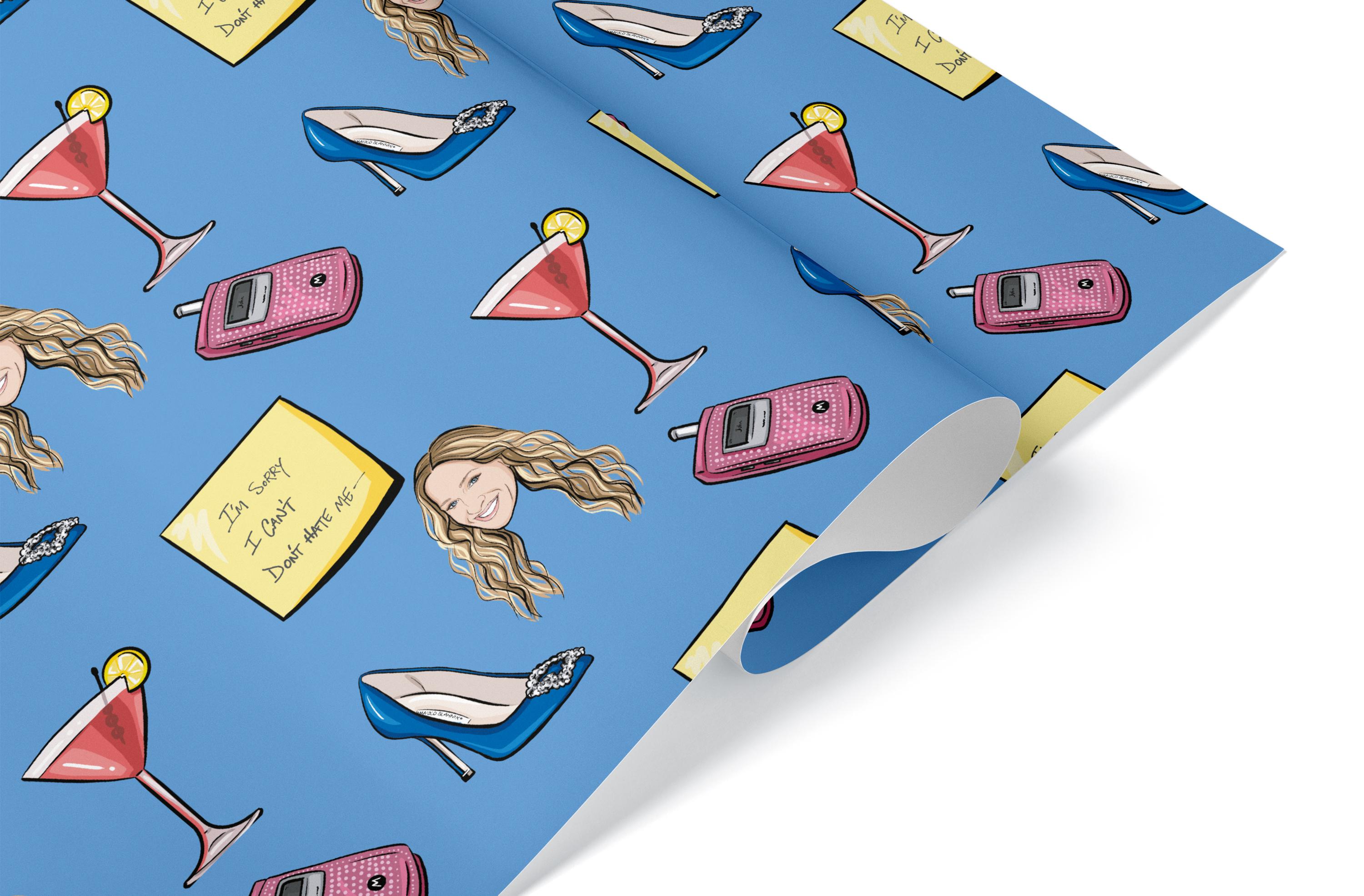 Carrie Bradshaw | NYC | Gift Wrapping Paper - Etsy