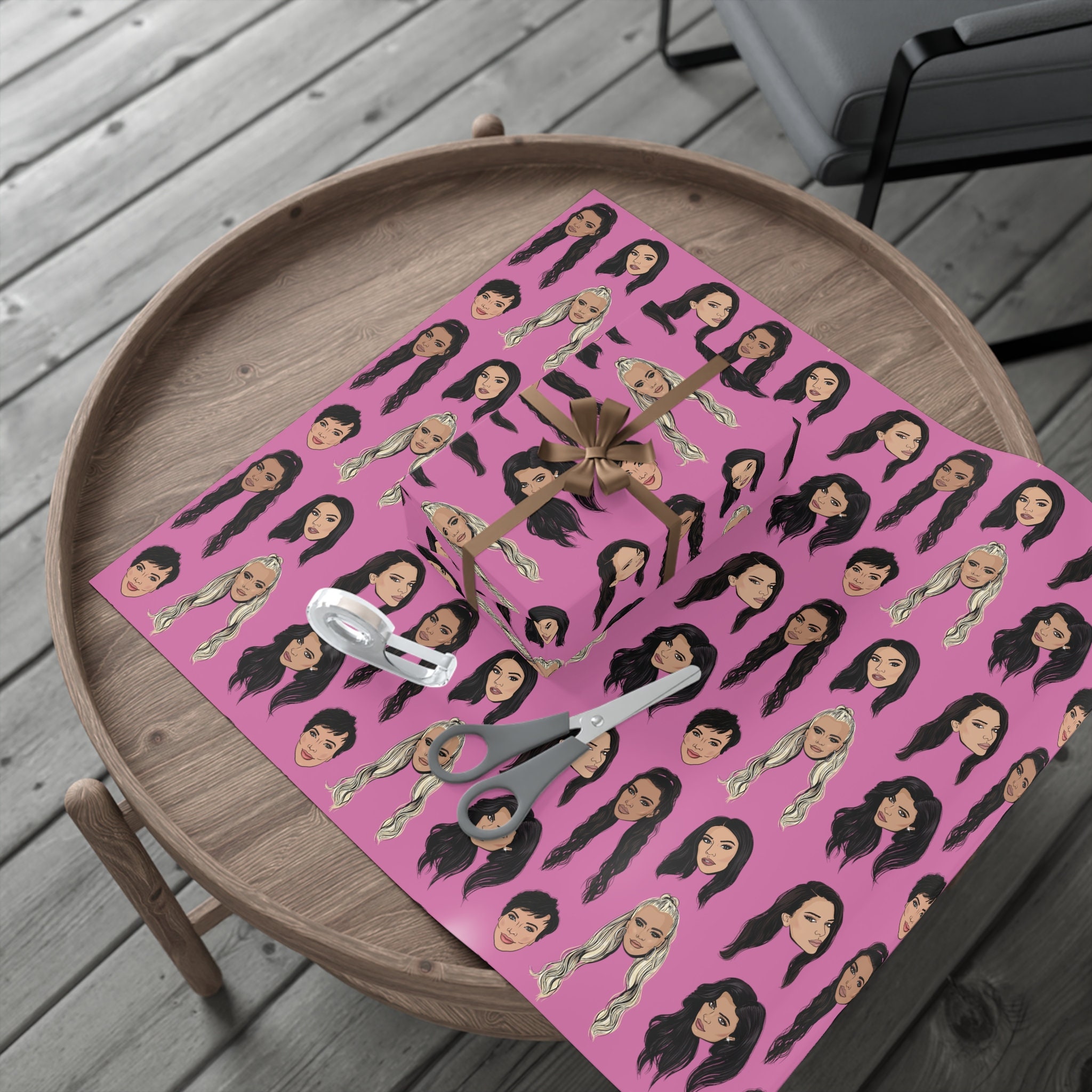 Keeping up With the Kardashians Gift Wrapping Paper Rolls - Etsy