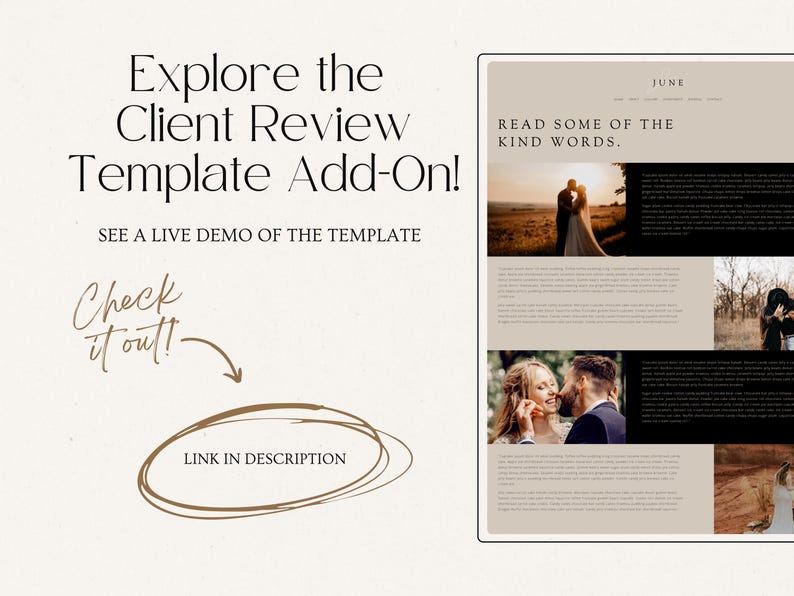 Squarespace Template | 7.1 Website | Client Review Page Add-on | Dark ...