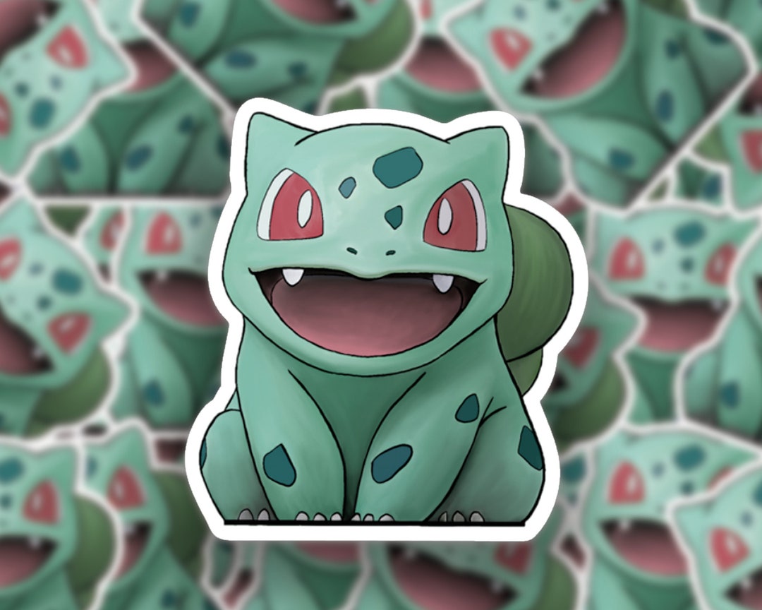 Pokemon Cute Sticker, Vinyl Sticker, Water Proof Sticker, Laptop ...