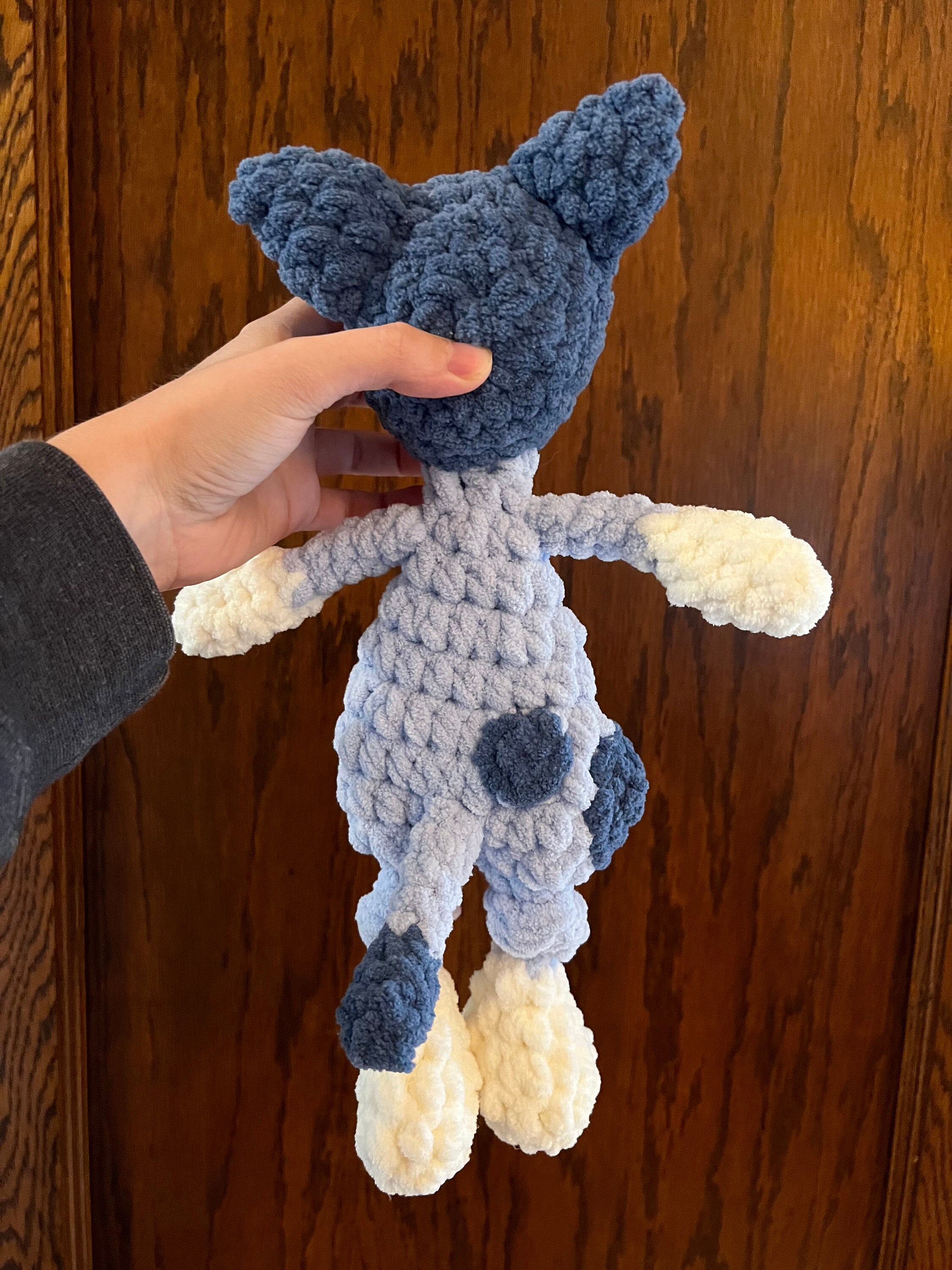 Bluey Inspired Snuggler Bluey Lovey Crochet Bluey - Etsy