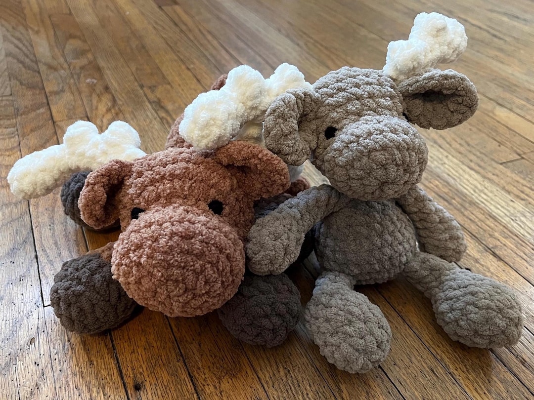Made to Order | Moose Stuffed Animal | Crochet Moose - Etsy