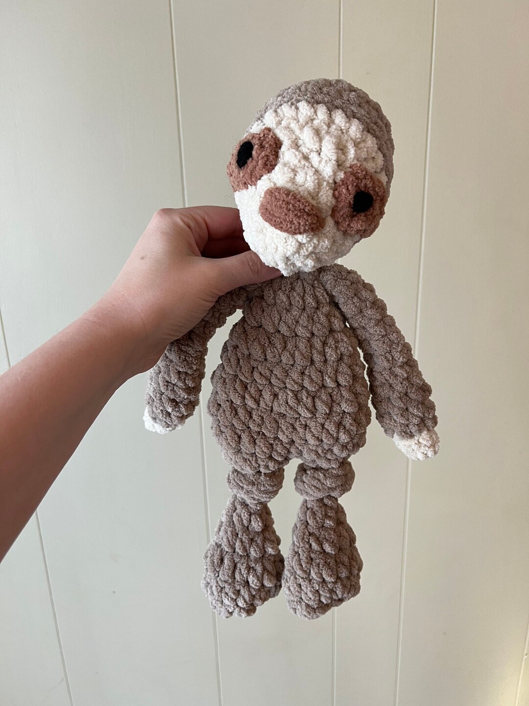 Sloth Snuggler | Sloth Lovey | Crochet Sloth - Etsy