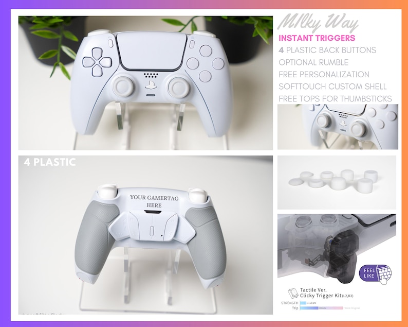 Premium PS5 Controllers With Back Buttons Hello Kitty,crime Scene ...