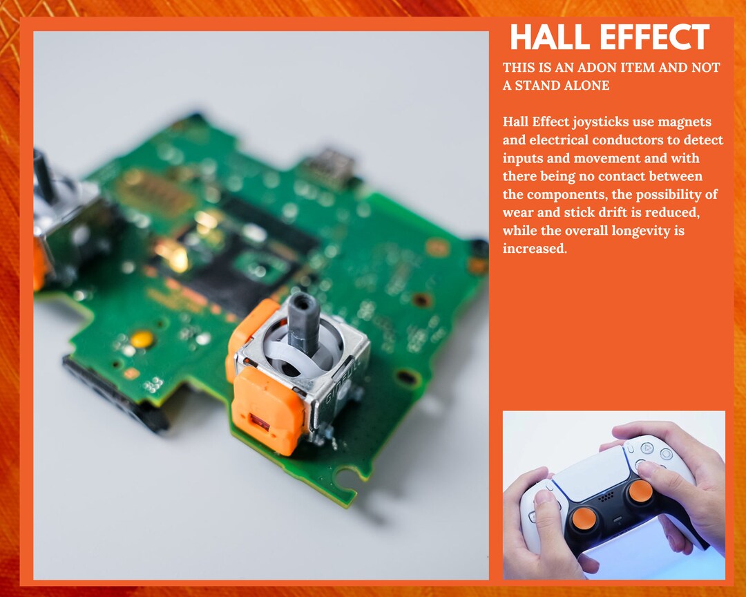PS5 No-drift Analogue Stick Upgrade With New V3.0 Hall Effect Modules ...