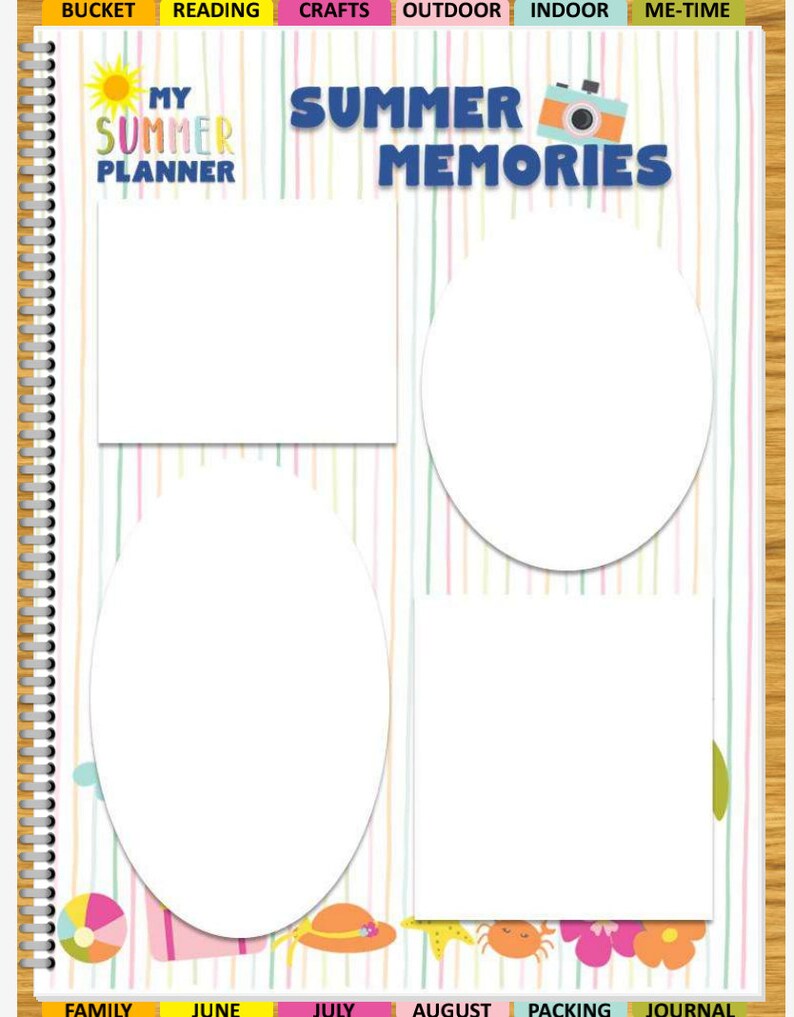 My Summer Planner (printable) - Etsy