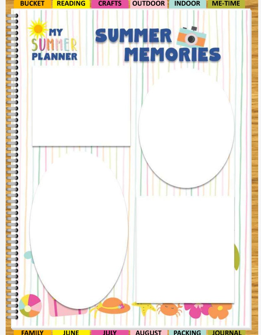 My Summer Planner (printable) - Etsy