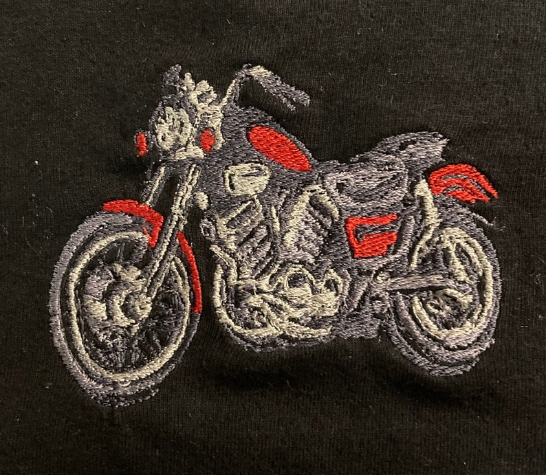 Motorcycle Pes File Embroidery Digitization - Etsy