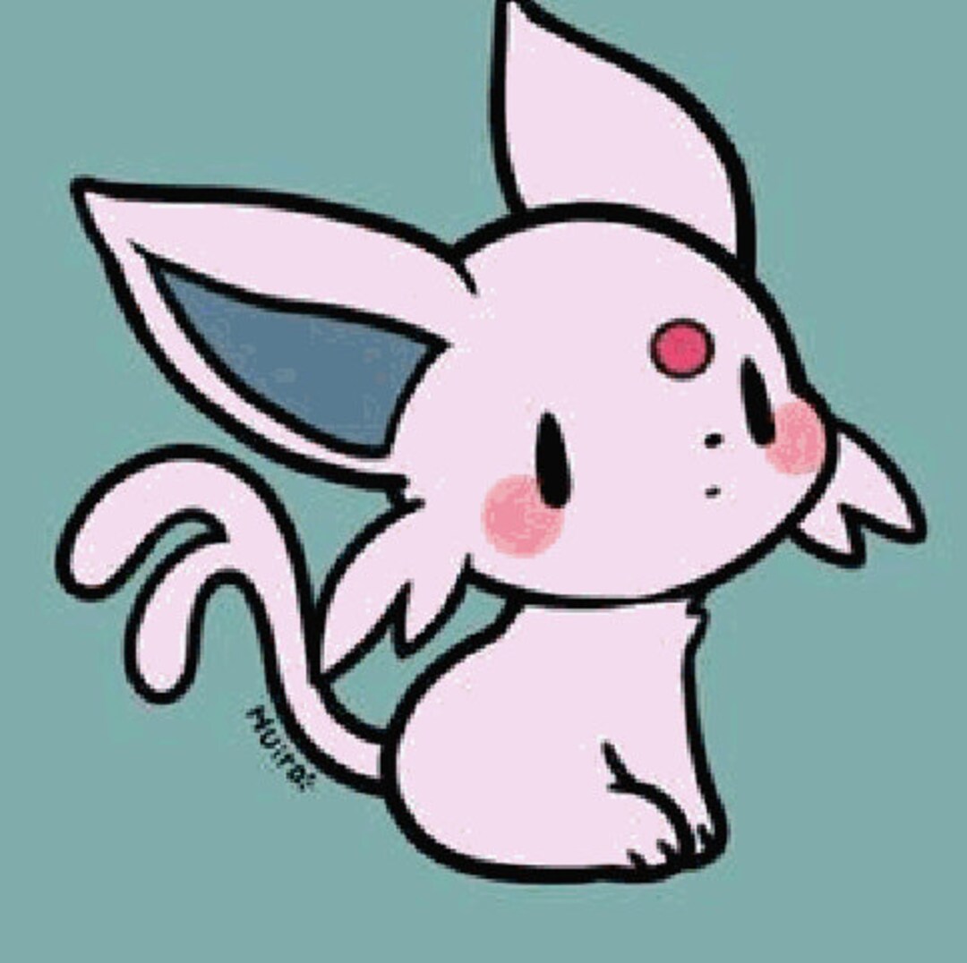 Espeon Cutise Evee Evolution PES JEFF XXX Embroidery Digitization File ...