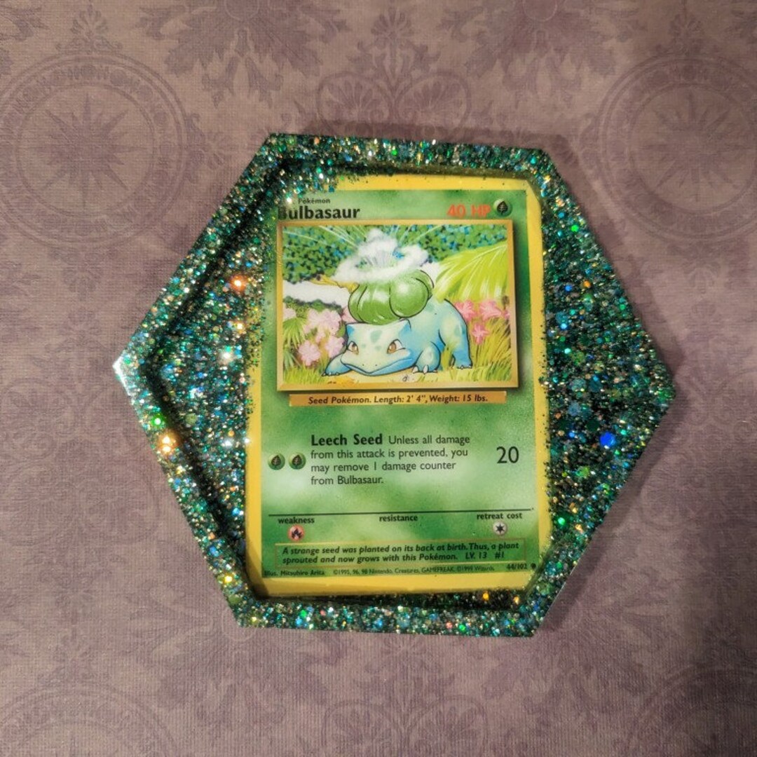 Pokemon Card Resin Coaster - Etsy