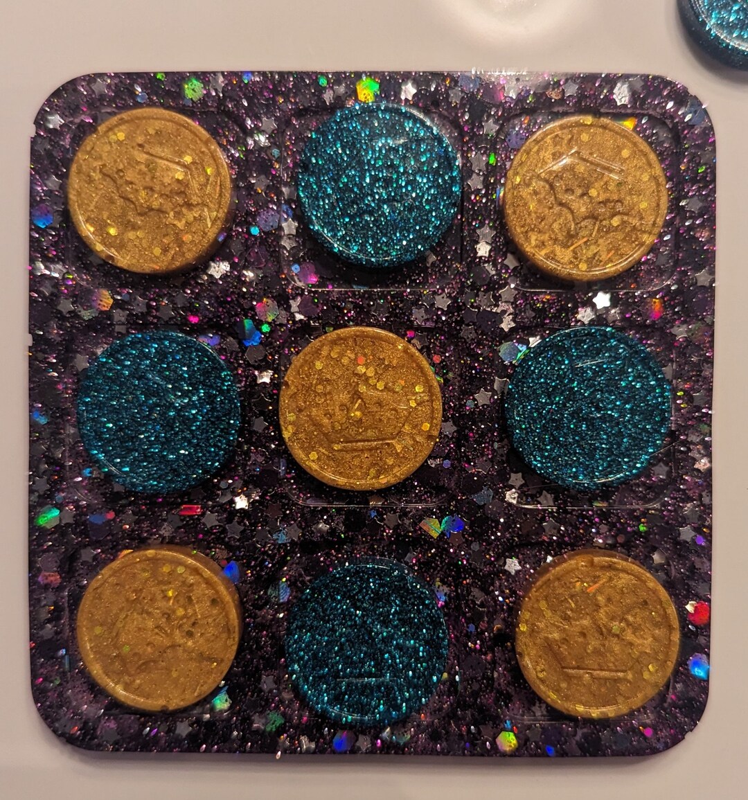 Epoxy Resin Tic Tac Toe Board - Etsy