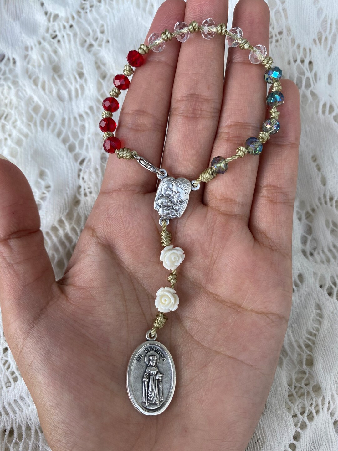 St. Dymphna Chaplet - Etsy