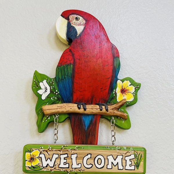 Parrot Outdoor Decor - Etsy
