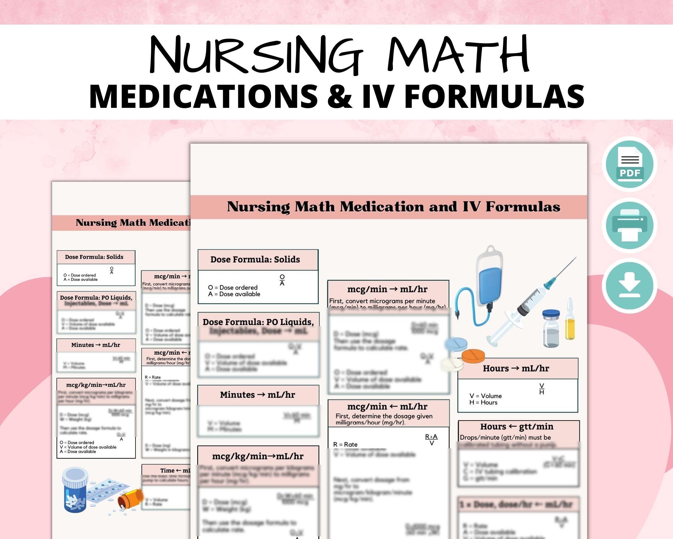 Dosage Calculations Nursing Dosage, Beautiful Nursing Notes, Nursing ...
