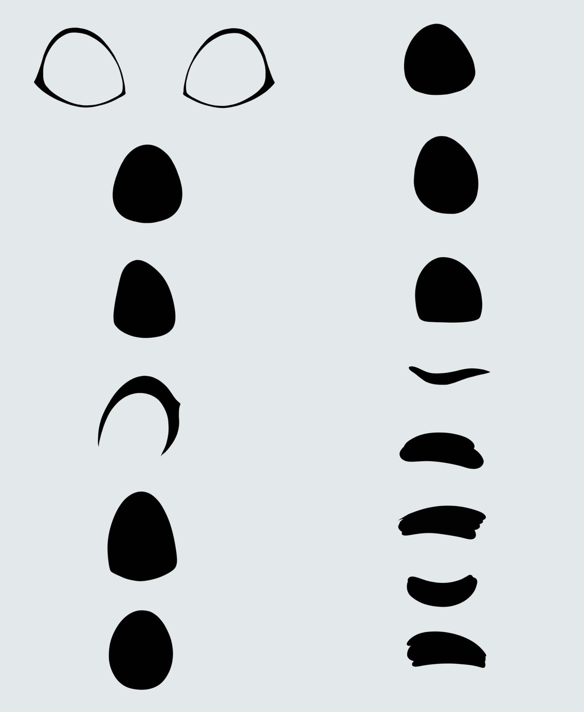 Cute Eye Stamp Brushes - Etsy