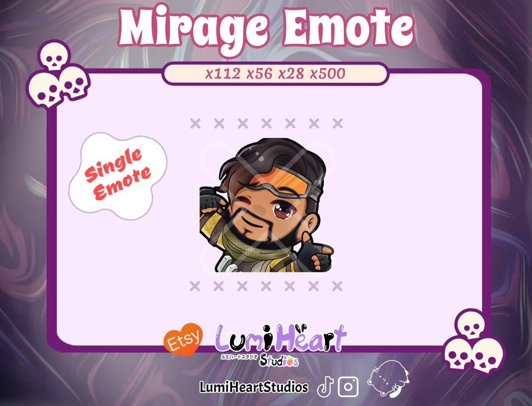 Apex Legends Mirage Emote - Etsy