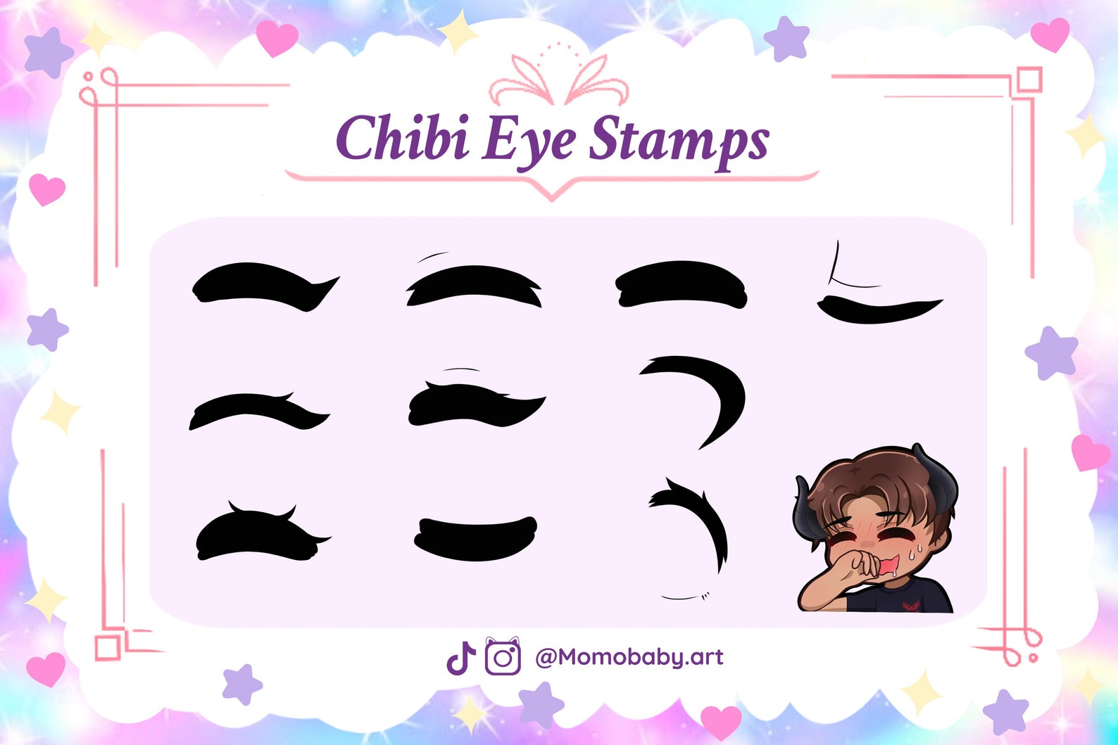 Cute Eye Stamp Brushes - Etsy