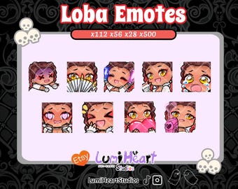 Apex Legends Loba Lycan Hunter Heart Premade Emote, Loba Emotes Twitch ...
