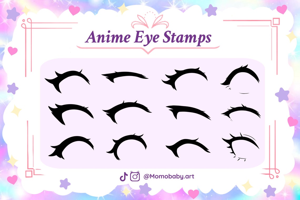 Cute Eye Stamp Brushes - Etsy