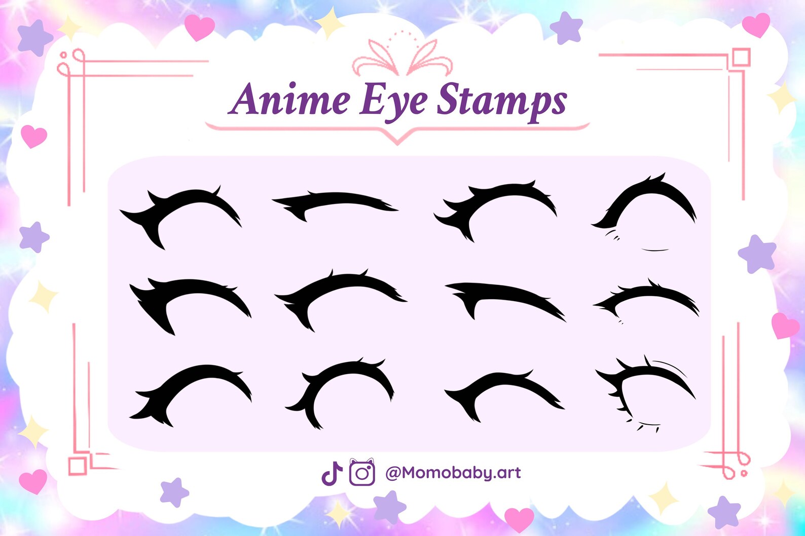 Cute Eye Stamp Brushes - Etsy