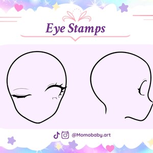 Cute Eye Stamp Brushes - Etsy