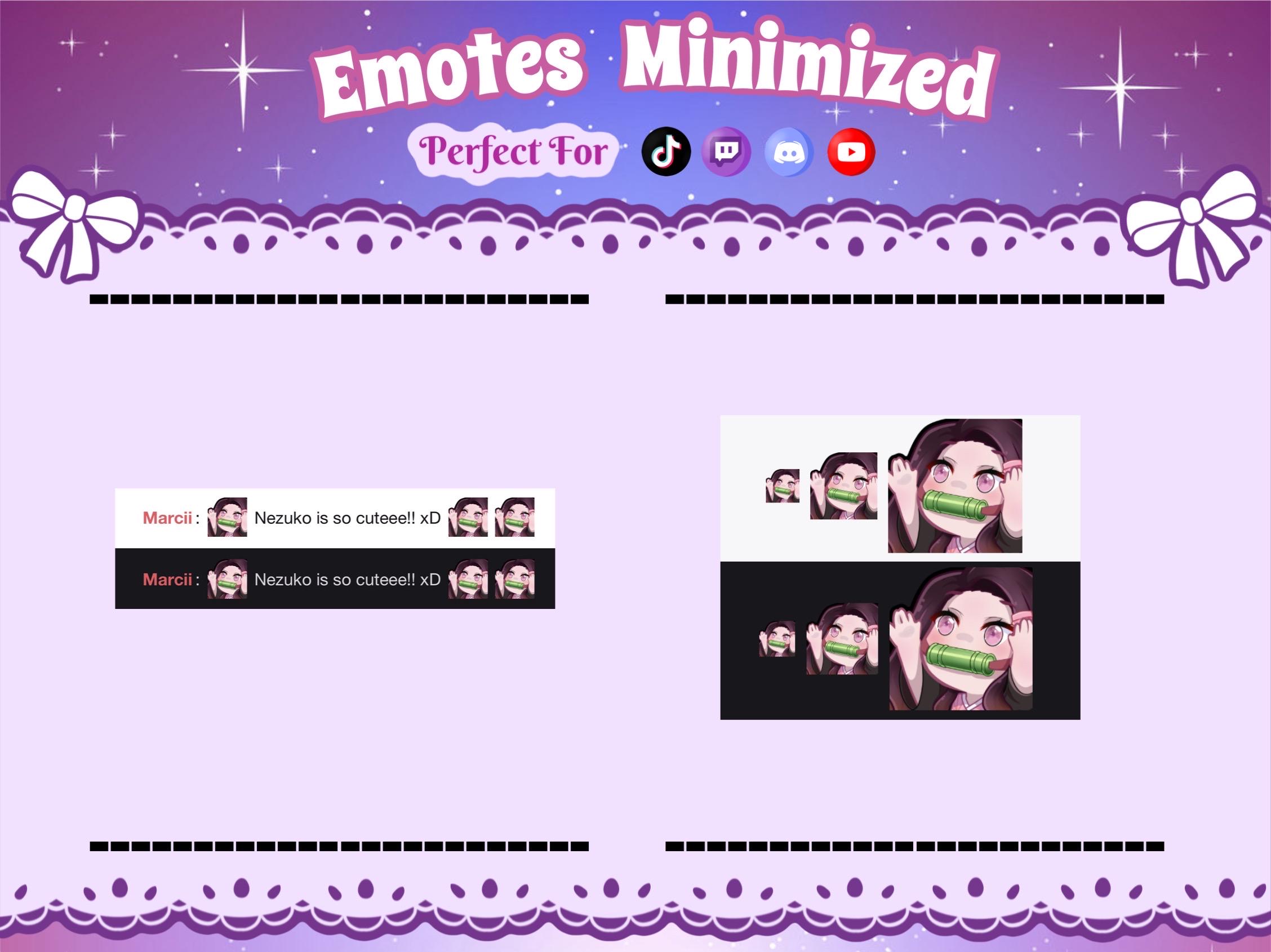 Nezuko - Demon Slayer Single Emote - Etsy