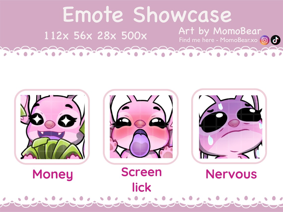 Angel Emote Bundle Lilo and Stitch - Etsy Australia