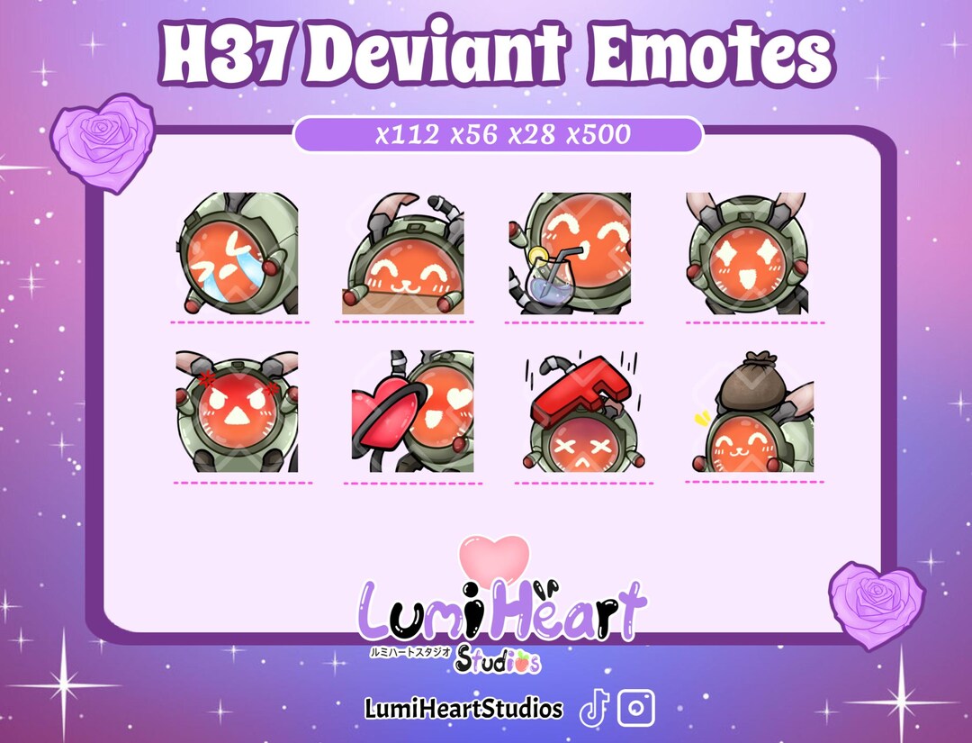 H37 Deviant / Oncehuman Emote Bundle - Etsy