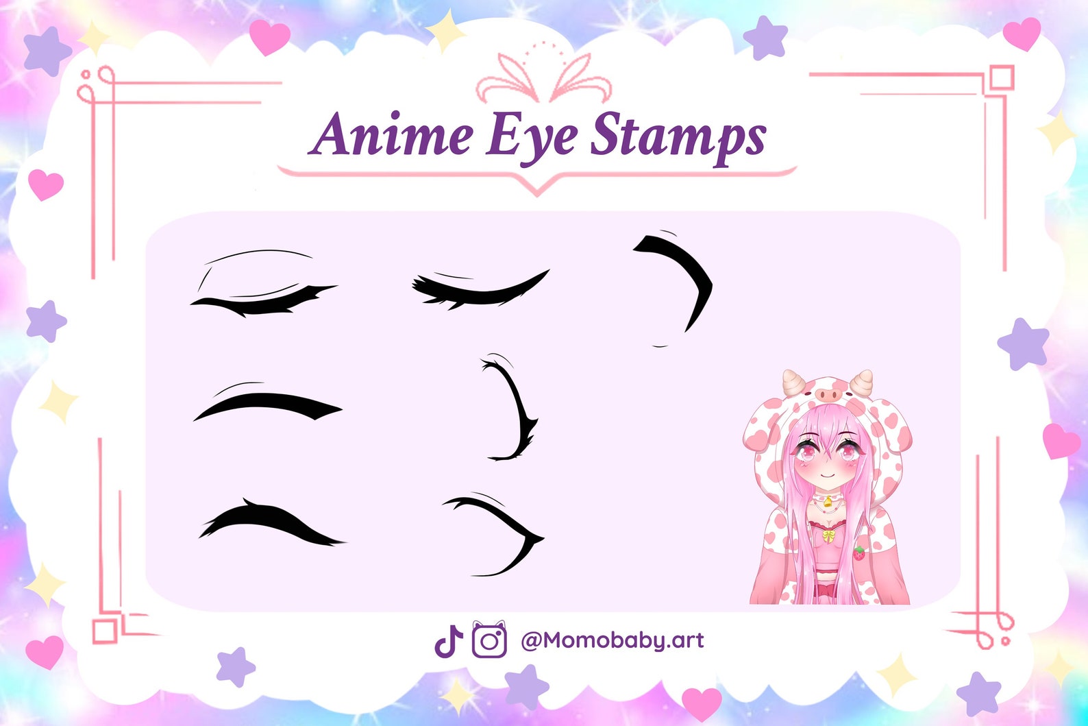 Cute Eye Stamp Brushes - Etsy