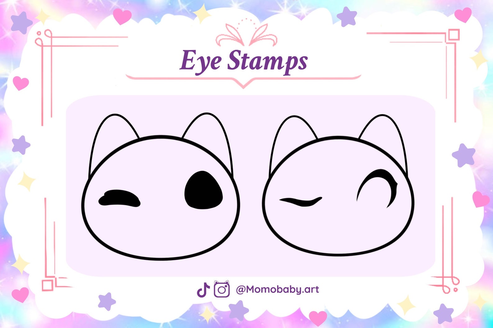 Cute Eye Stamp Brushes - Etsy