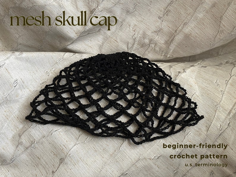 Crochet Trellis Mesh Cap PDF PATTERN ONLY Basic Mesh Cap No. 3 Juliet ...