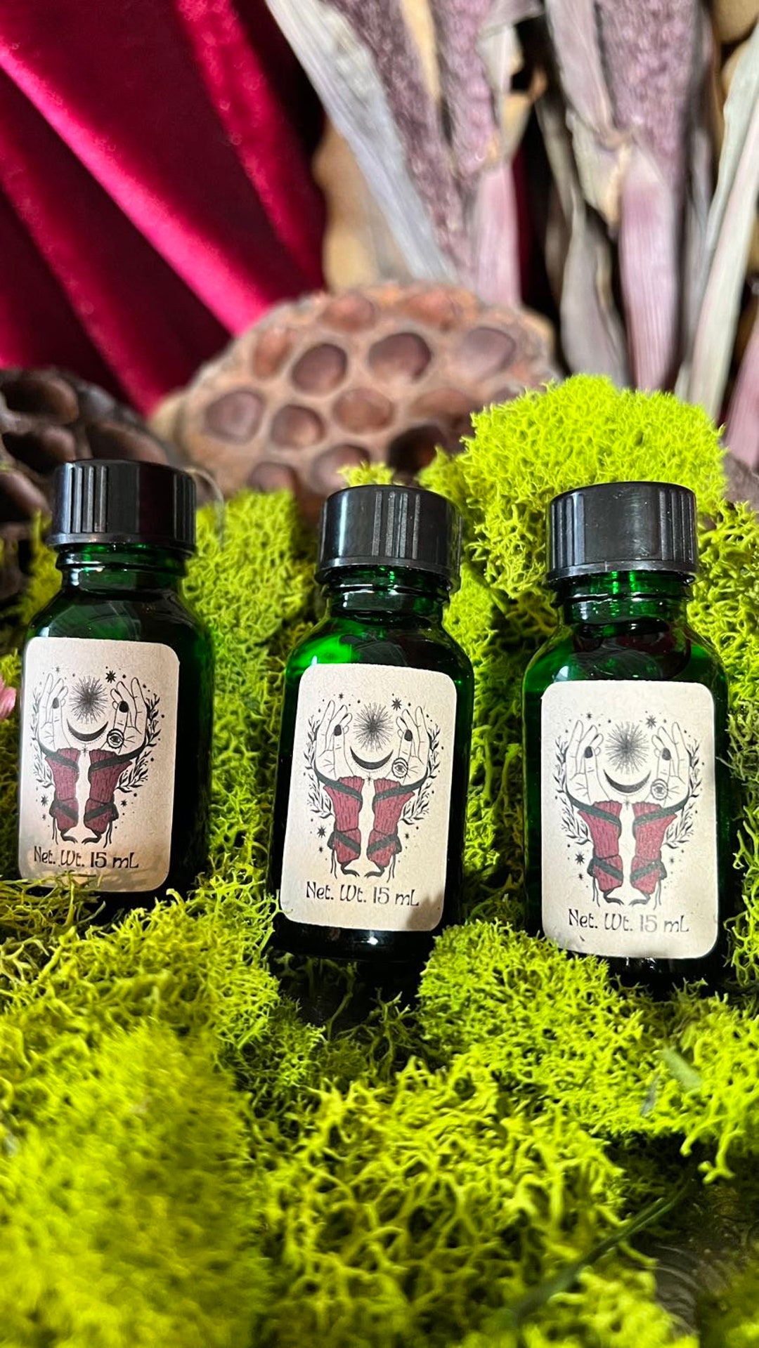 Ritual Anointing Oil Infused With Herbs and Botanicals Candle Magick ...