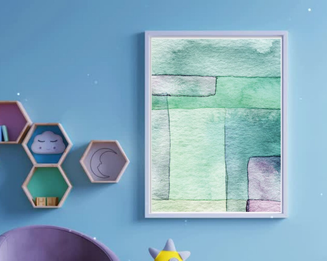 Digital Color Wall Art | Abstract Art Prints | Printable Abstract ...