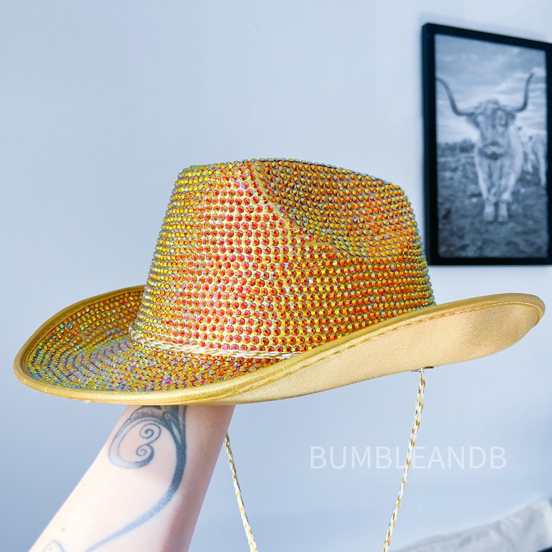 Rhinestone Cowboy Hat - Etsy