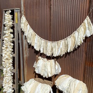 Shades of Antique White and Ivory Banner - Etsy