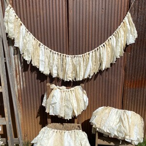 Shades of Antique White and Ivory Banner - Etsy