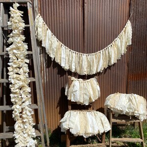 Shades of Antique White and Ivory Banner - Etsy