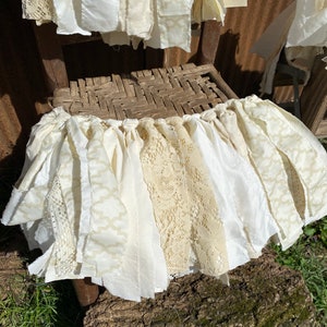 Shades of Antique White and Ivory Banner - Etsy