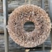 Nutmeg Book Page Hydrangea Wreath - Etsy