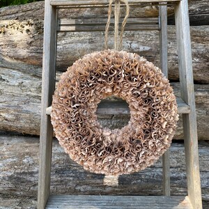 Nutmeg Book Page Hydrangea Wreath - Etsy