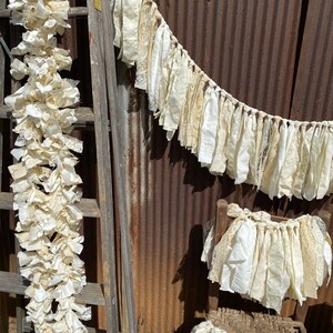 Shades of Antique White and Ivory Banner - Etsy