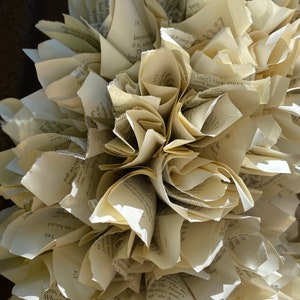 Ruffled Book Page Wreath - Etsy