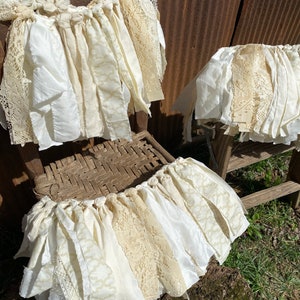 Shades of Antique White and Ivory Banner - Etsy