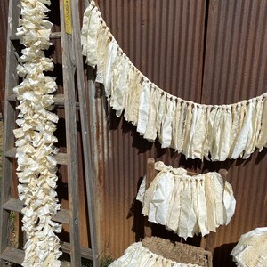 Shades of Antique White and Ivory Banner - Etsy